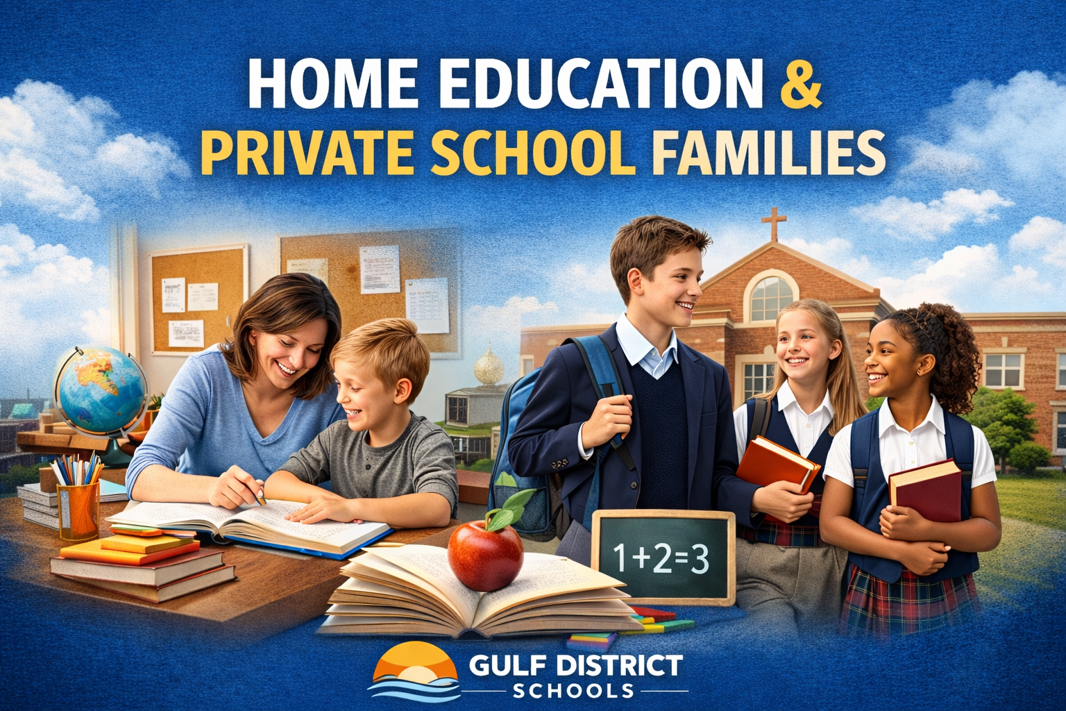 Home Education & Private School Families | Gulf District Schools